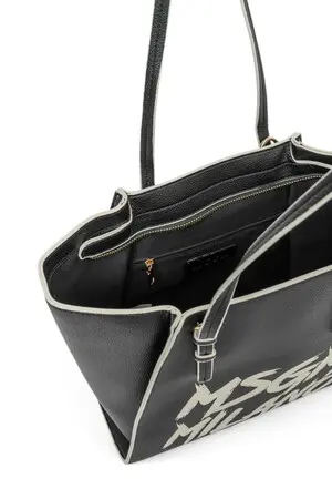 MSGM Top Handle Logo Bag