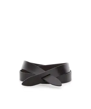 Isabel Marant Étoile Knotted Leather Belt - Black