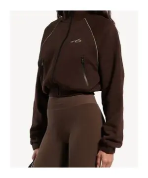 Balenciaga Techwear Tracksuit Jacket In Moka