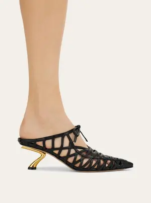 FERRAGAMO S-shaped Heel Mule