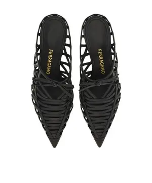 FERRAGAMO S-shaped Heel Mule
