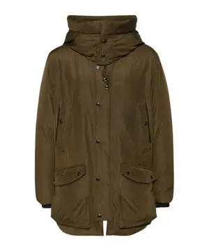 TOM FORD Hooded Puffer Jacket - Khaki