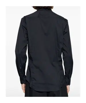 Giorgio Armani Curved Hem Buttoned Shirt