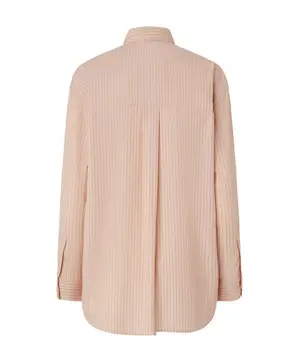 Pinko Oversized Striped Poplin Shirt