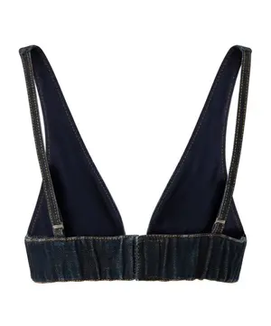 Pinko Denim Crop Top
