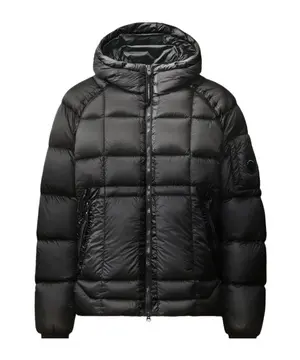 C.P. COMPANY Quilted Hooded Down Jacket