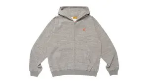 HUMAN MADE Classic Zip Up Sweat Hoodie - Gray