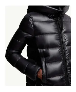 Moncler Suyenne Hooded Mid-length Down Jacket