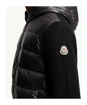 Moncler Padded Wool Zip-up Hoodie