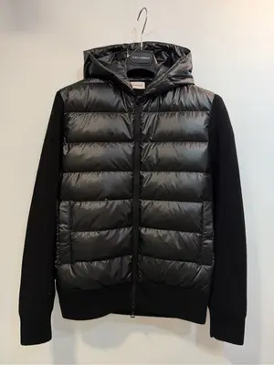 Moncler Padded Zip-up Hoodie With Down-filled Front