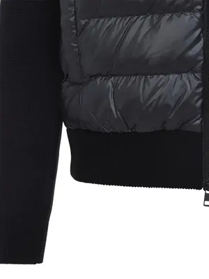 Moncler Padded Zip-up Hoodie With Down-filled Front