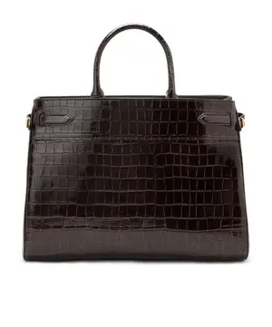 TOM FORD Crocodile-embossed Leather Tote Bag