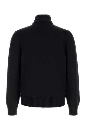 Moncler Padded Panel-knit Jacket - Black