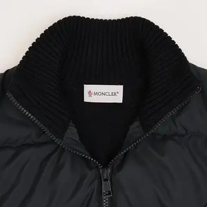 Moncler Padded Panel-knit Jacket - Black
