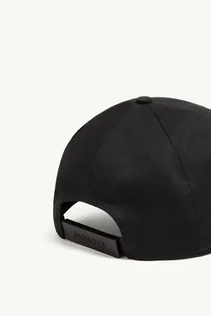 Moncler Cotton Gabardine Baseball Cap