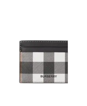 Burberry Check Printed Cardholder