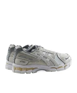 Asics Layered Mesh Athletic Sneakers - Gray