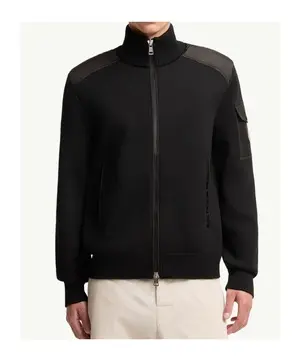Moncler Padded Wool Zip-up Cardigan