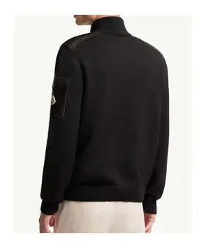 Moncler Padded Wool Zip-up Cardigan