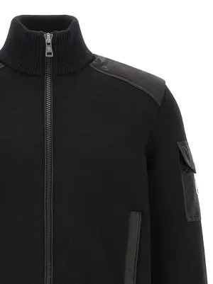 Moncler Zip-up Panelled Cardigan