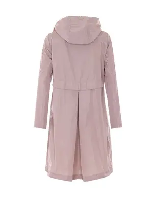 Herno Hooded Zip-front Coat With Drawstring