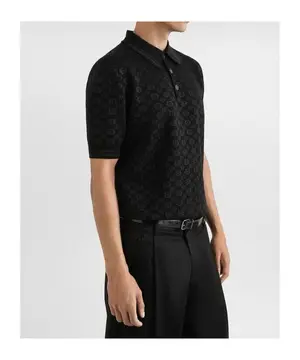 Dolce & Gabbana Geometric-pattern Polo Shirt