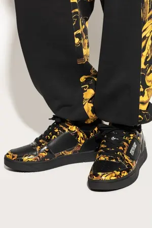 Versace Barocco Print Lace-up Sneakers
