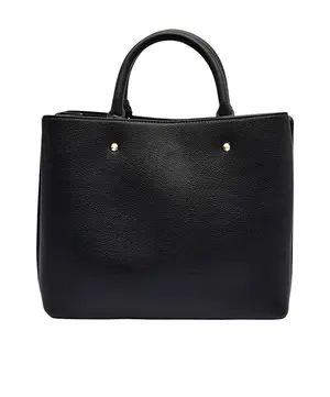 Guess Meridian Logo Plaque Top Handle Bag
