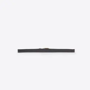 Balenciaga Bb Embossed Thin Belt
