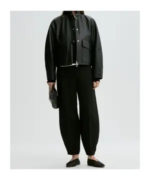 BY MALENE BIRGER Long-sleeved Leather Jacket