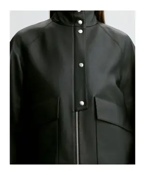 BY MALENE BIRGER Long-sleeved Leather Jacket