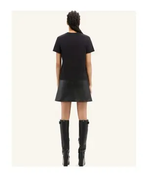 COURREGES Ac Crewneck Short-sleeved T-shirt