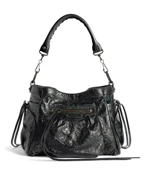 Balenciaga Silver Tone Bucket Bags