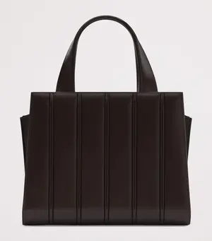 Max Mara Medium Quilted Whitney Top-handle Bag - Brown