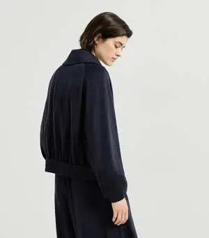 Brunello Cucinelli Cotton-silk Interlock Zip-up Cardigan
