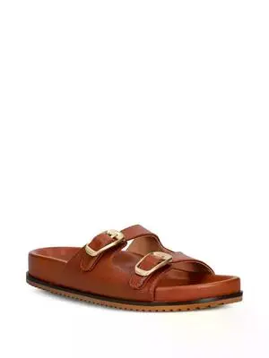TWINSET Leather Buckle Fastening Slides