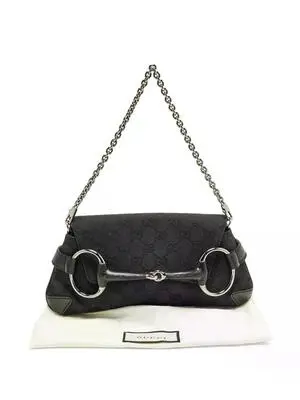 Gucci Horsebit Gg Clutch Bag