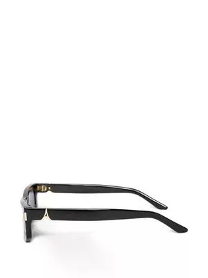 Manière De Voir Curved Frame Sunglasses - Black
