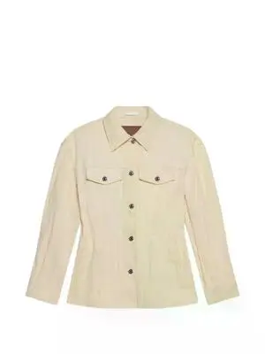 Helmut Lang Crushed Texture Trucker Jacket