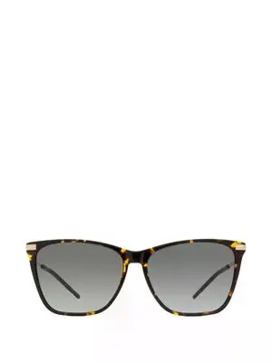 BOSS Square-frame Sunglasses With Tortoiseshell Effect - Brown