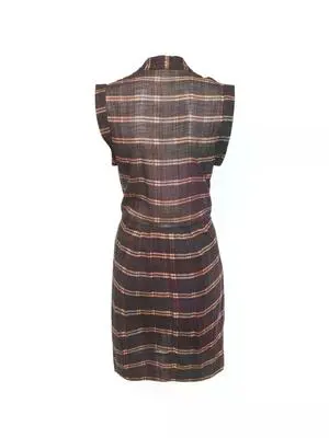 MARANT ETOILE Toile Wrap Mini Dress