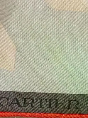 Cartier Skyline-print Square Scarf