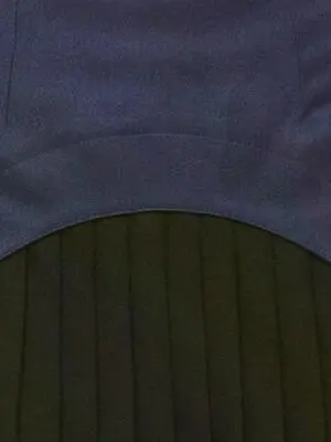 Fendi Pleated Panel Mini Skirt