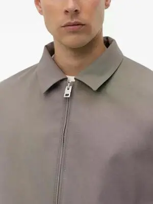 Hugo Elasticated-hem Zip-up Jacket