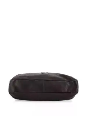 Miu Miu Aventure Leather Medium Shoulder Bag - Black