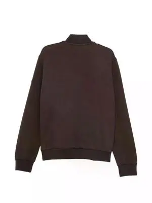 Karl Lagerfeld Monogram Print Zip-up Bomber Jacket
