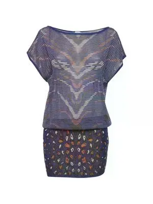 Missoni Patterned Short Sleeve Blouse
