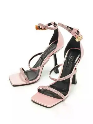 Versace Safety Pin Heeled Sandals