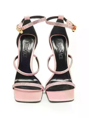 Versace Safety Pin Heeled Sandals