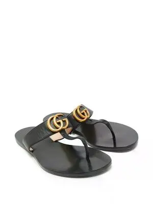 Gucci Gg Marmont Thong Sandals